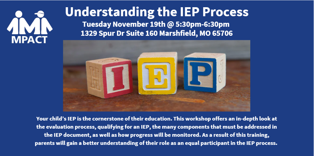 Understanding the IEP Process - MPACT